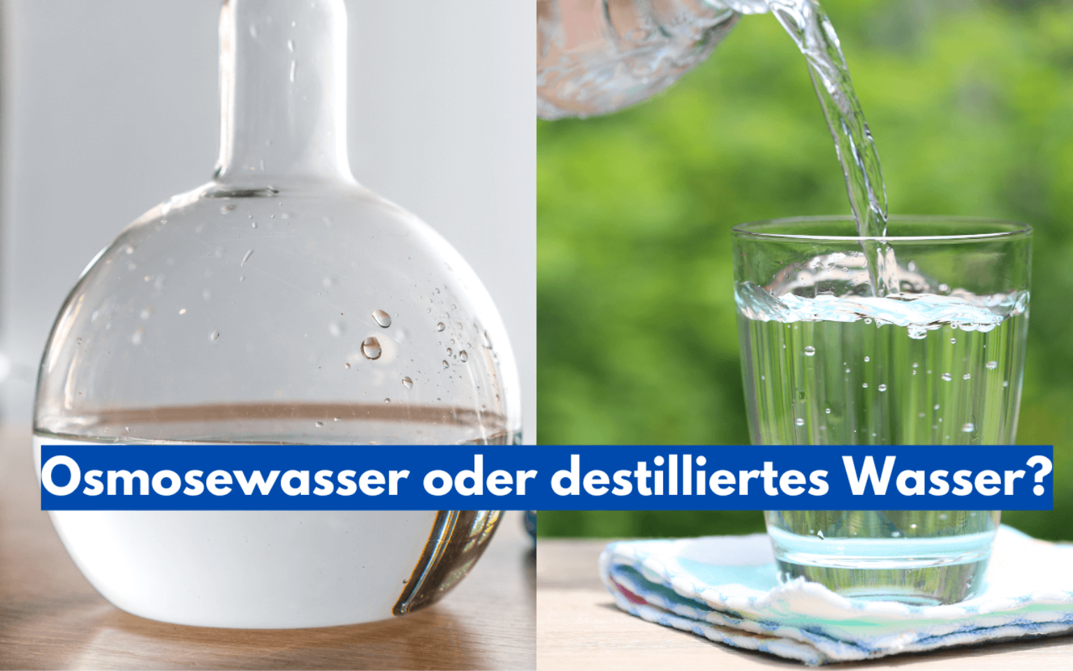 Spannende Kuhlwasser Destilliertes Wasser Oder Leitungswasser Bild